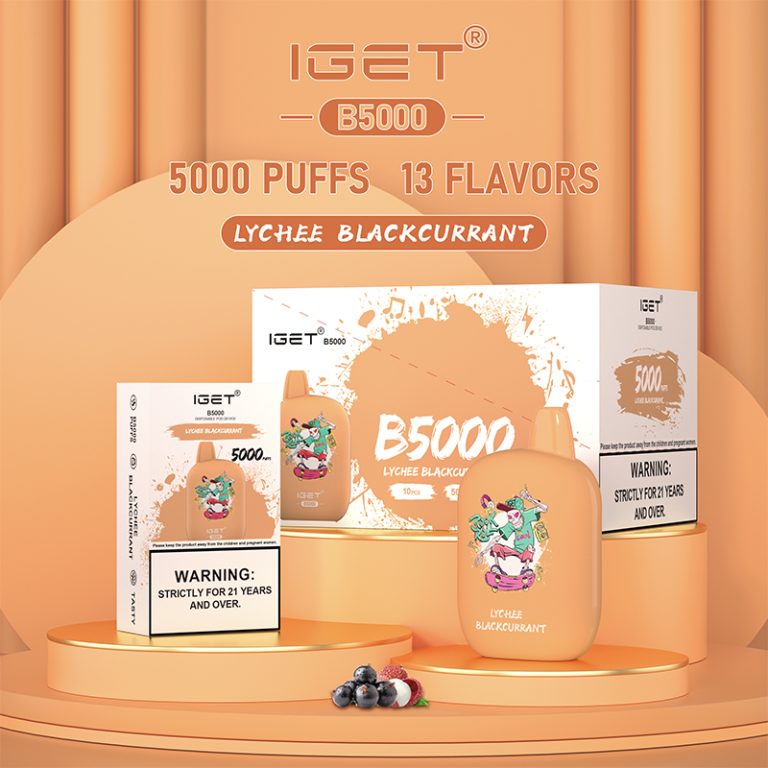 IGET B5000 - Lychee Blackcurrant | IGET Bar Australia